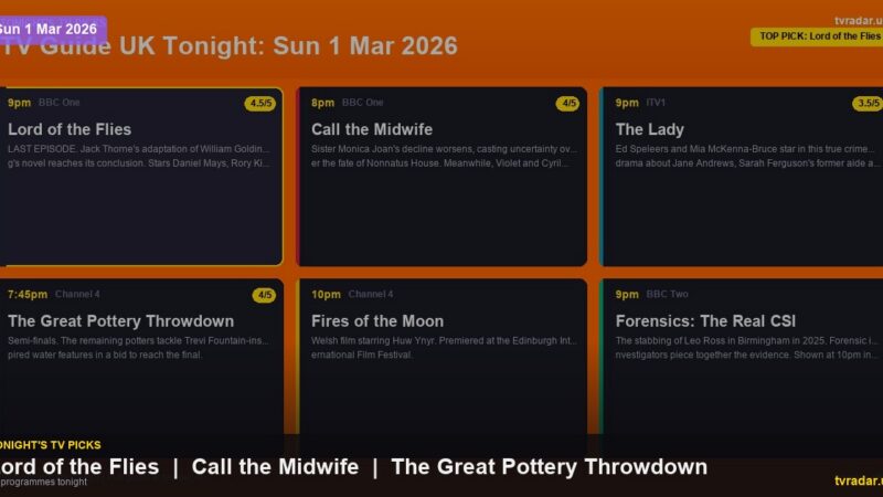 TV Guide UK | Freeview & Sky | What's On TV Tonight