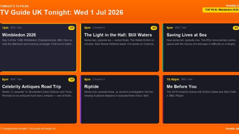 Freeview TV Guide Today & Tonight – Tuesday 30 Jun 2026 | TV Radar